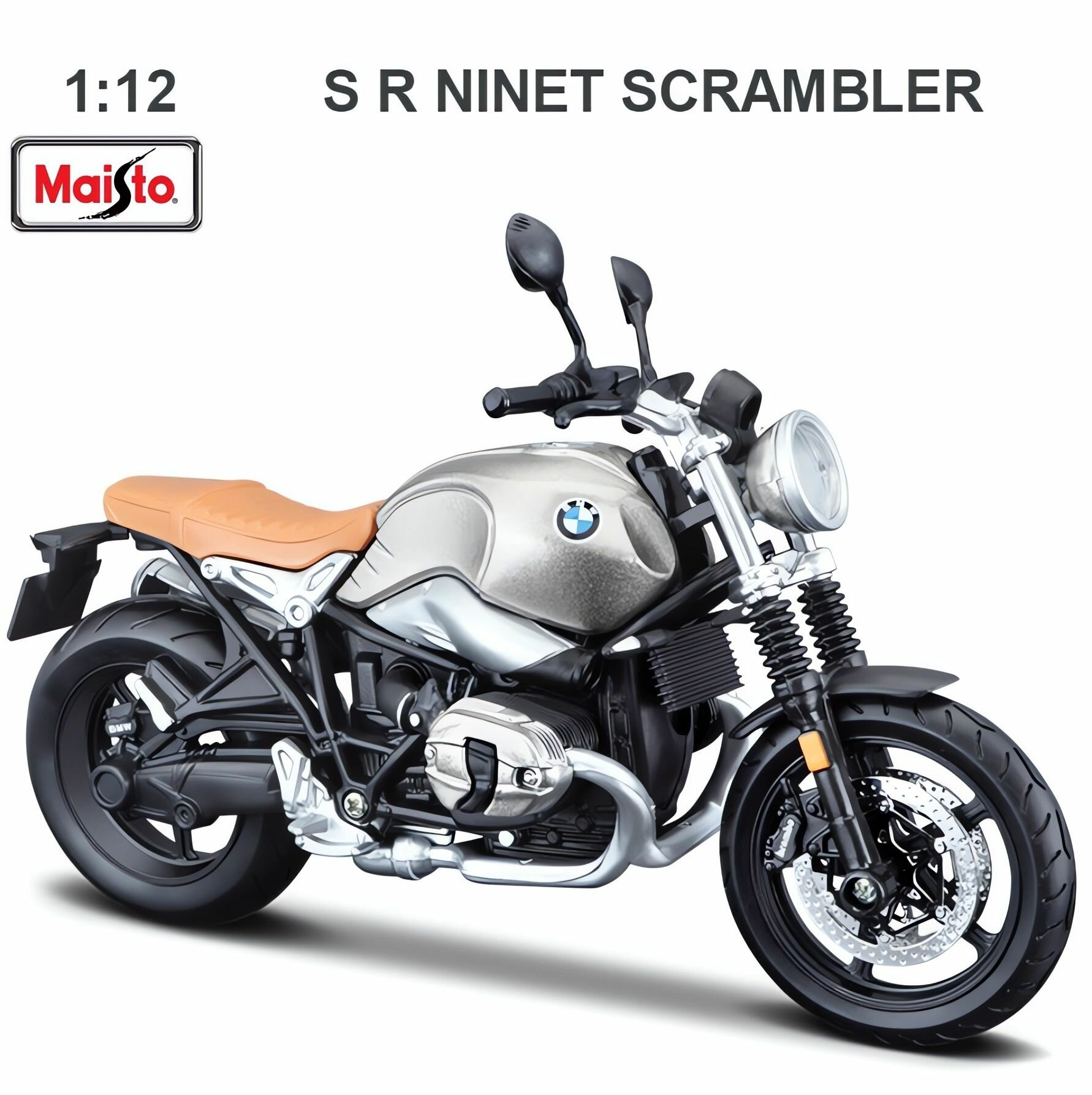 Коллекционная модель мотоцикла "Maisto". BMW SR NINET Scrambler (Масштаб 1:12)