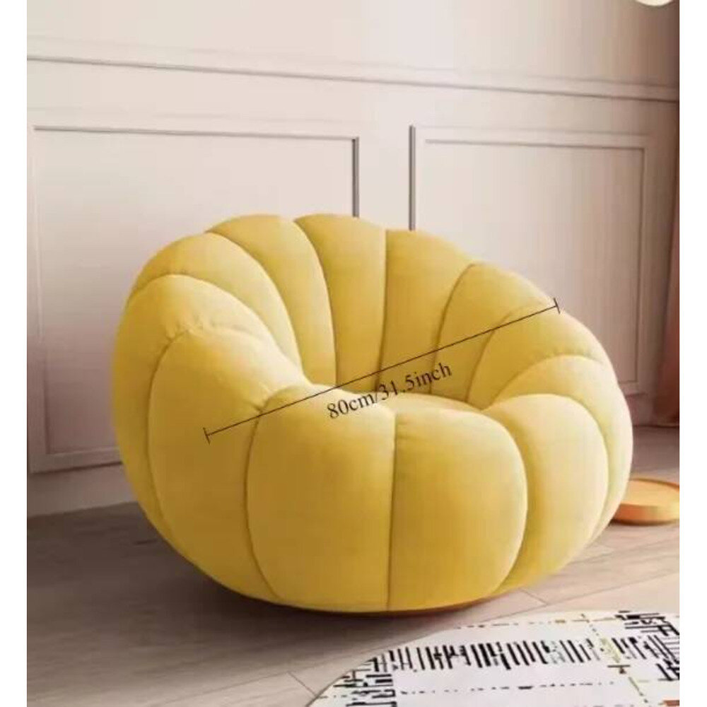 Диван-кресло-кушетка в форме тыквы в скандинавском стиле для балкона, мебель для гостиной, ленивое кресло-диван для отдыха на балконе в скандинавском стиле