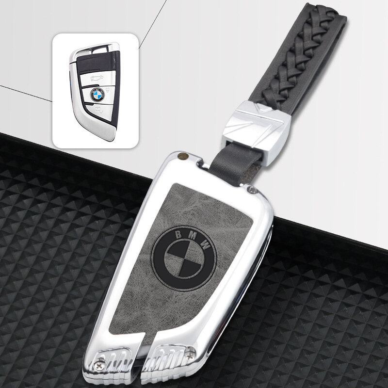 Брелок для ключей Car key case BMW Blade Carbon Grey, цинковый сплав
