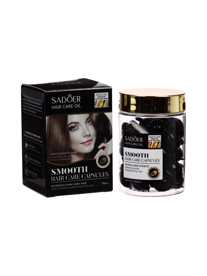 Масло для волос с аргановым маслом и лесным орехом, 1мл х 30 шт 10952036