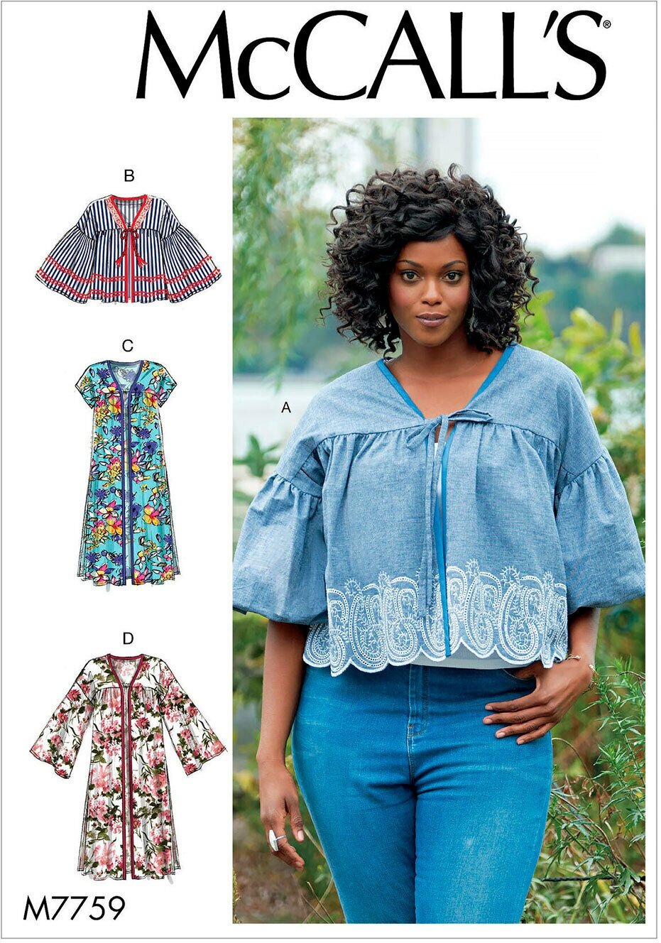 Выкройка McCall's №7759 Жакет