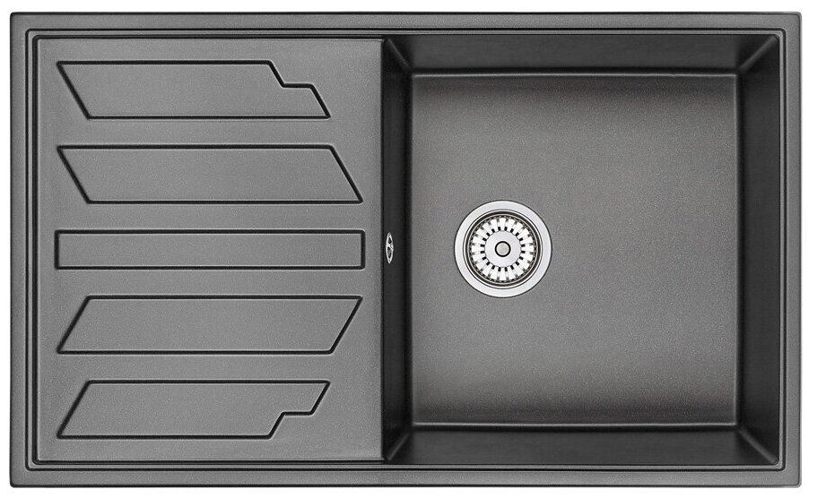 Кухонная мойка Granula GR-8601 86х50 черный