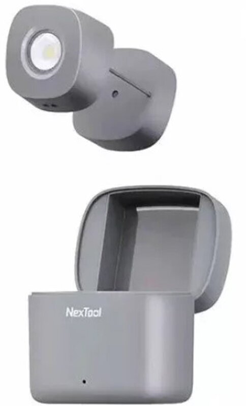Налобный фонарь Nextool Night Walk Headlamp,80лм,16м, светодиодный, аккумул серый (NE20107)