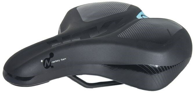 DDK Седло велосипедное DDK D-123 MF комфорт, для города и MTB, с гелевыми вставками, пена, унисекс