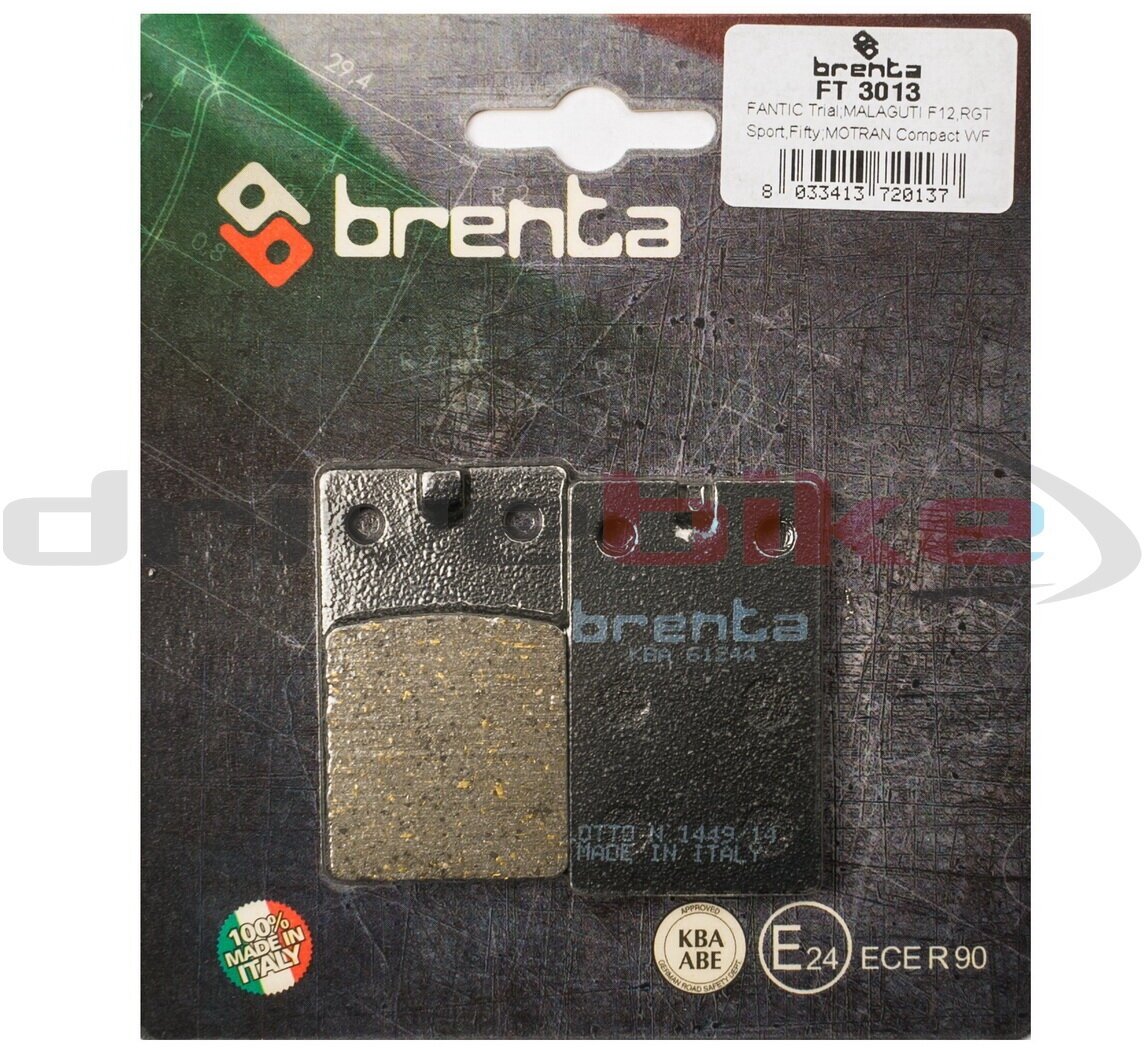 BRENTA Тормозные колодки FT 3013 Organic