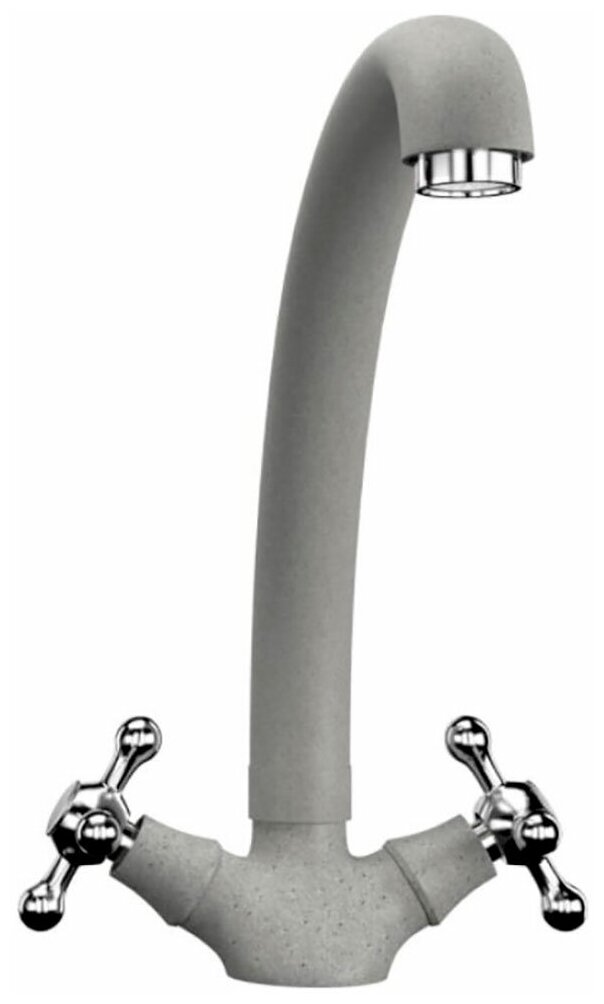 Кухонный смеситель Ulgran U-013/серый (U-013-310)