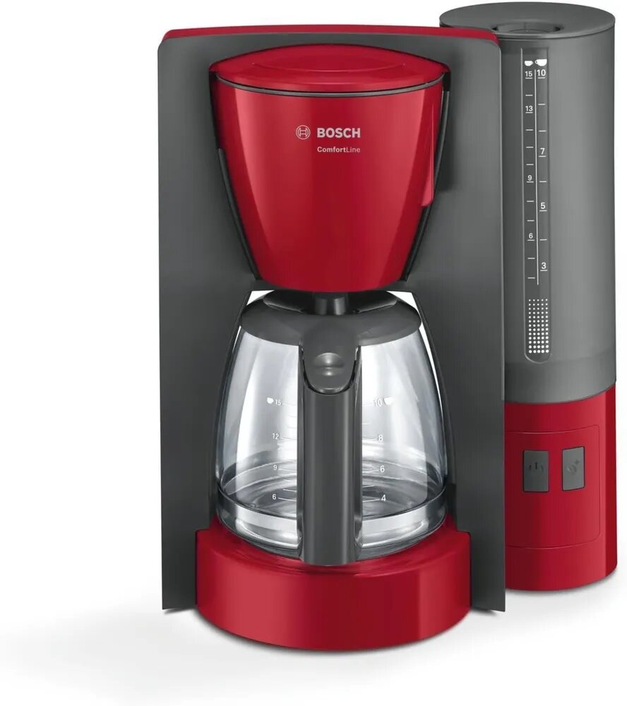 Bosch Кофеварка капельная Comfortline Filtre Kahve Makinesi, красный