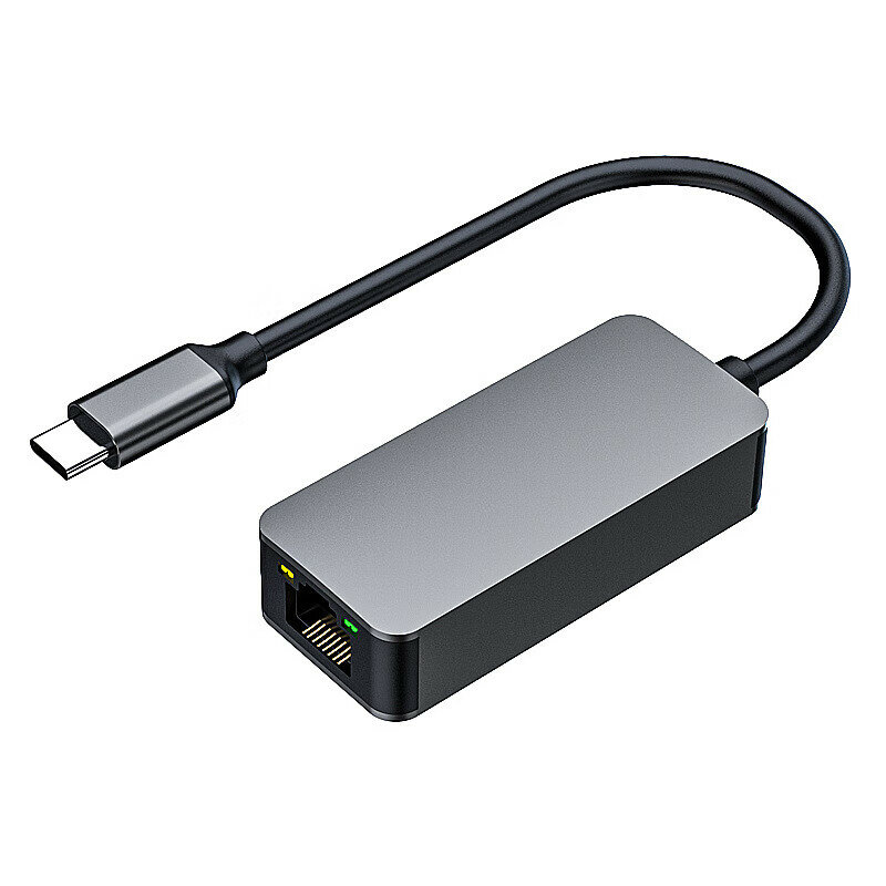 EB-LINK Type-C проводной сетевой адаптер 2.5G 2500M USB-C к RJ45 конвертер для ноутбуков и Mac Цвет：Тип-С проводной