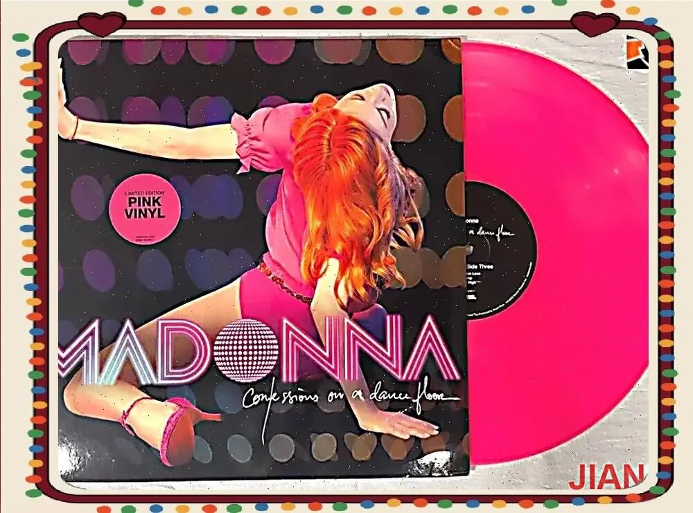 Madonna Confessions on a Dance Floor (2LP, Розовый винил, Официальное издание, Электро-поп)
