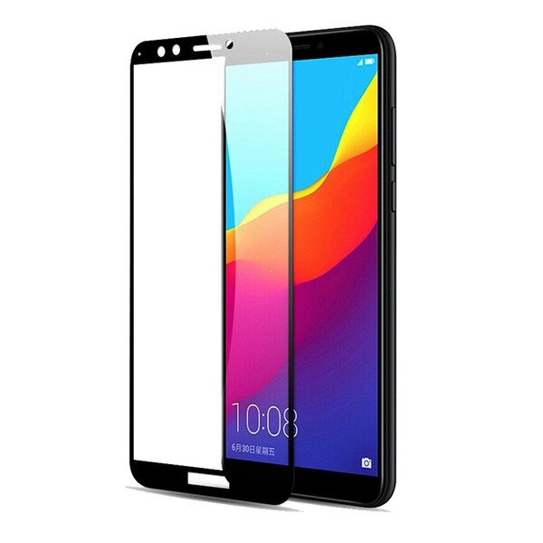 Защитное стекло "Полное покрытие" для Huawei Y6 2018 Y6 Prime 2018 Honor 7A Pro 7C/хуавей у6 прайм хонор 7а про 7си Черное