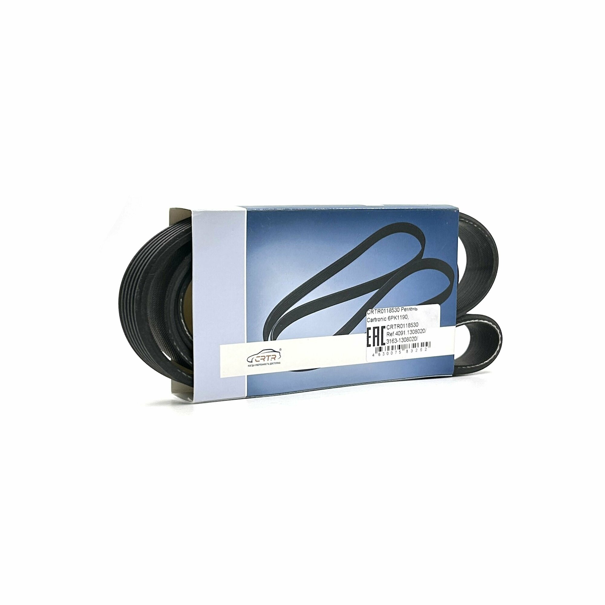 Ремень генератора для а/м УАЗ 3151, Хантер ЗМЗ-409 с ГУР - CARTRONIC арт. CRTR0118530