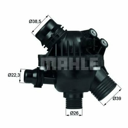 Термостат охлаждающей жидкости Knecht/Mahle TM1497 для BMW 1 серия E81, E82, E87, E88, 3 серия E90, E91, E92, E93, 5 серия E60, E61,