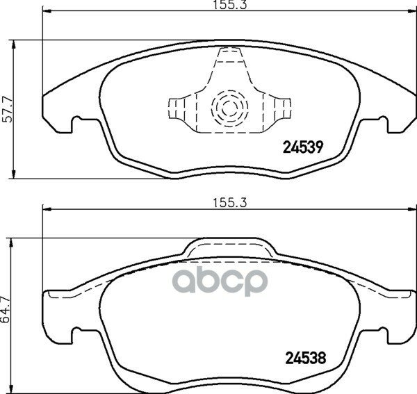 Колодки тормозные Mintex арт. MDB2890