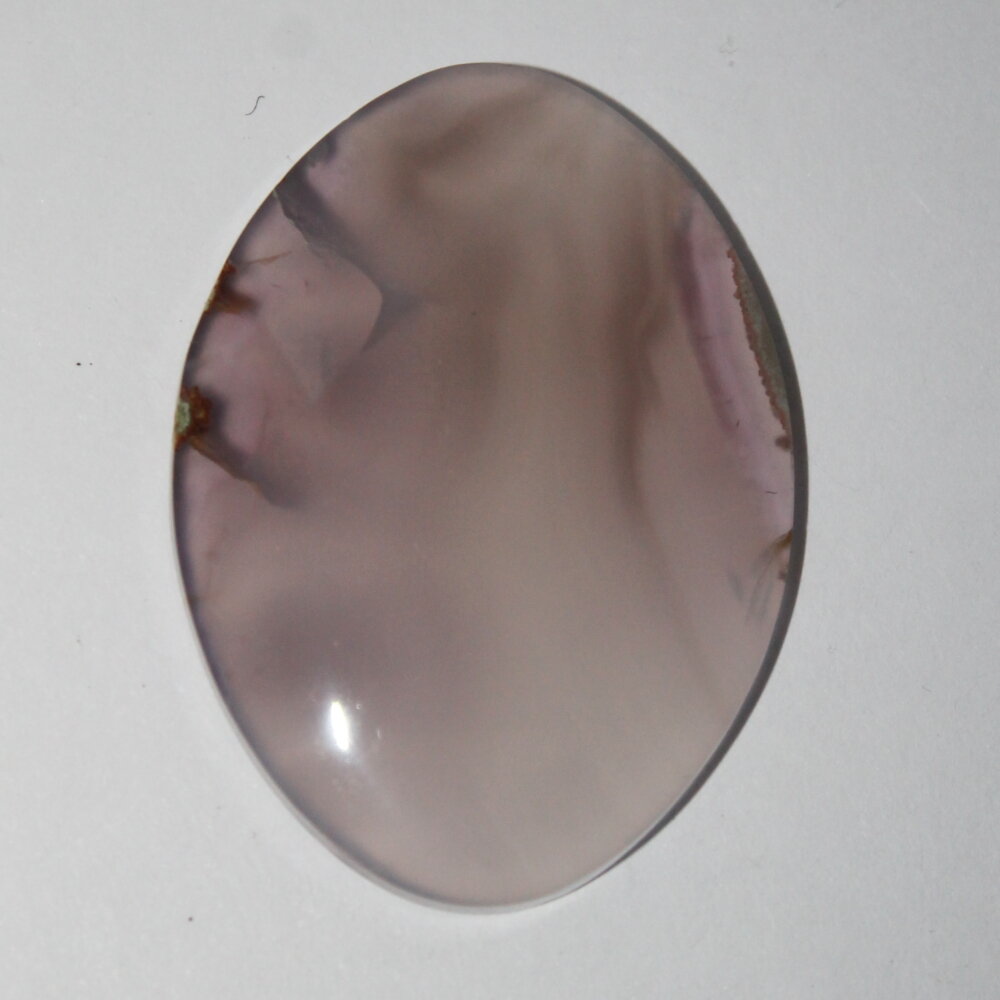Коллекционный кабошон агат, 45х33х3 мм, Россия, "True Stones"