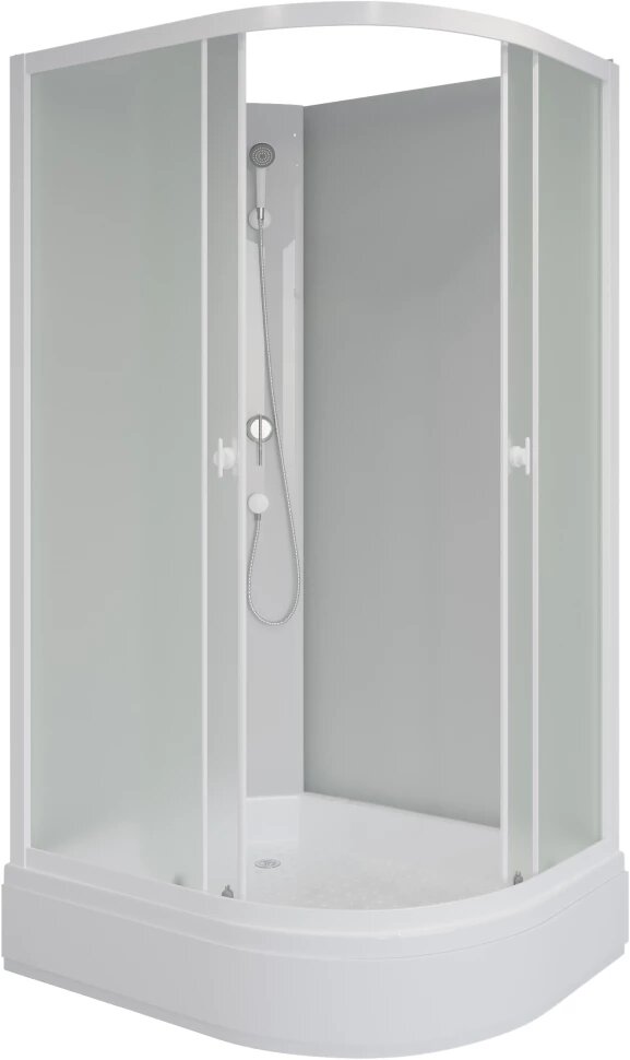 Душевая кабина 100x80x195 см Niagara P100/80/26L/MT/BK матовое