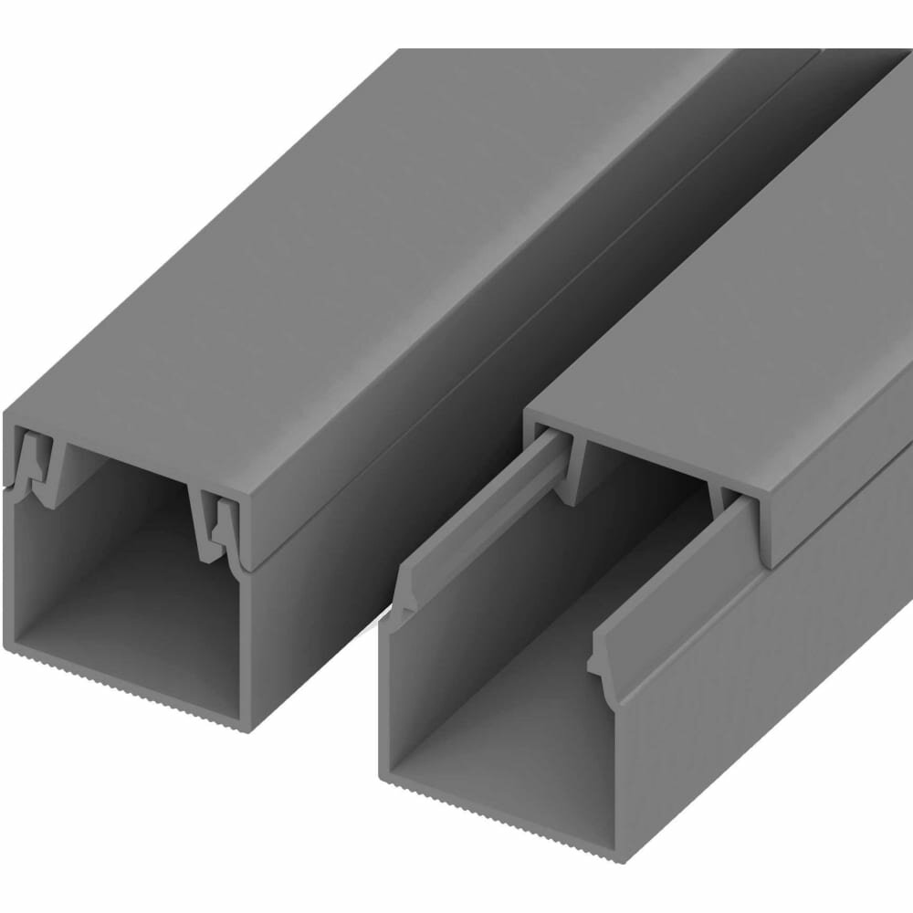 Кабель-канал AGIS ПВХ 16x16 мм Cерый 60.02.16.16.200