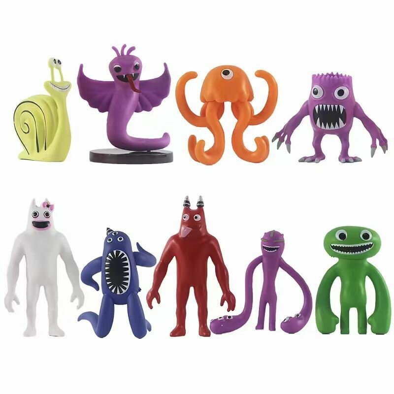 Набор фигурок Детский Сад Банбан / Garden of Banban 9шт (6-9см)