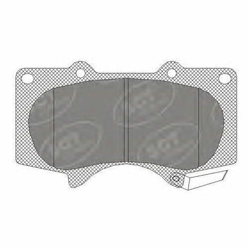 Колодки тормозные дисковые Sct SP328