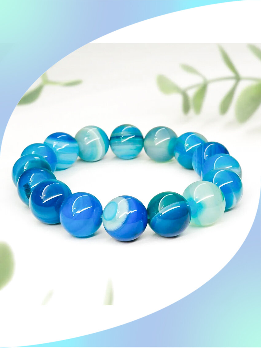 Браслет, агат