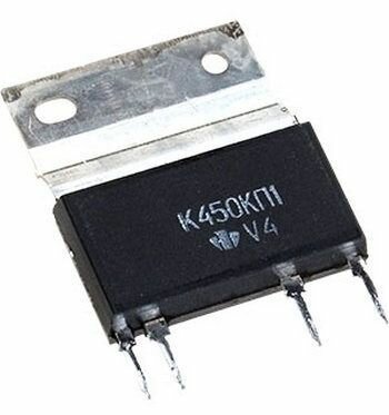 К450КП1, (5П104) реле, оптосимистор Uкомм от 5 до 400В SIP4 / 2 шт