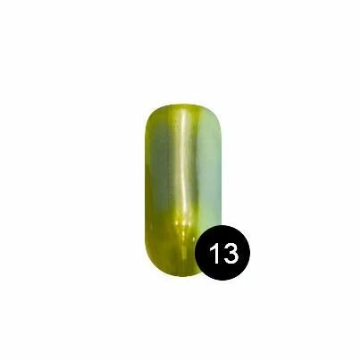 TNL Professional Втирка для маникюра Северное сияние № 13 (желтый), 1 г