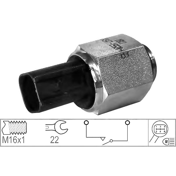 ERA 330593 (0912024 / 1087523 / 1433084) датчик заднего хода\ Ford (Форд) Focus (Фокус) / Mondeo (Мондео) II-IIi / cougar