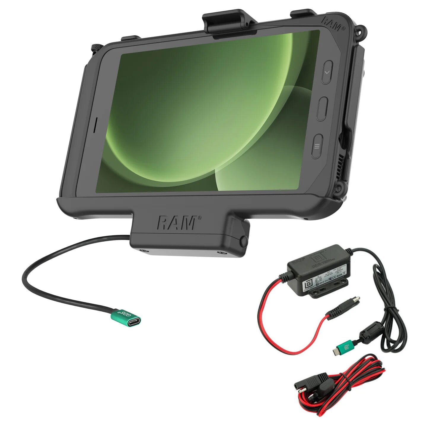Док-станция RAM USB-C Powered для Tab Active5 и 3 с проводным зарядным устройством (RAM-HOL-SAM60CP-V7CU)