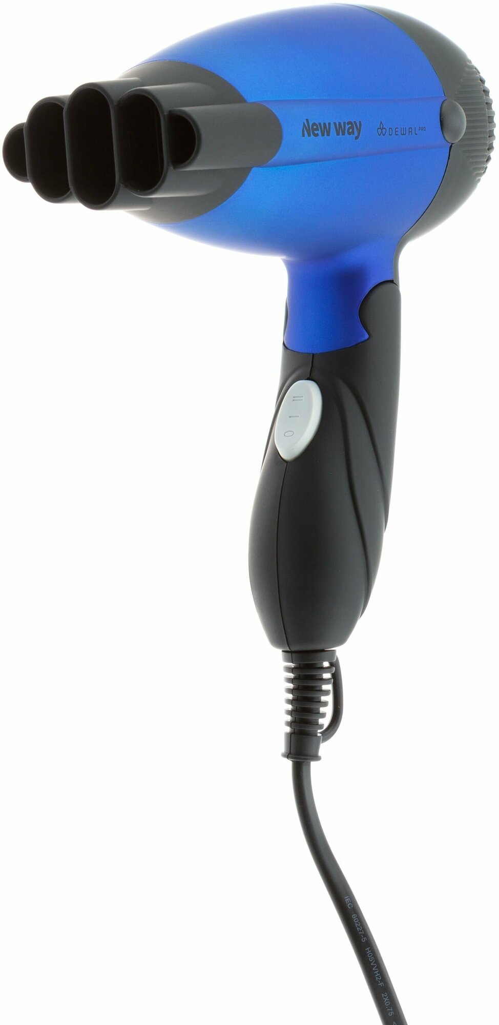 Фен для волос DEWAL PRO 1000 Вт , дорожный , складной , 03-5512 Blue (синий)