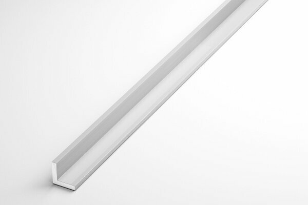 Уголок алюминиевый 10х10х1,0мм, длина 3м, Анод серебро матовое, 1 шт