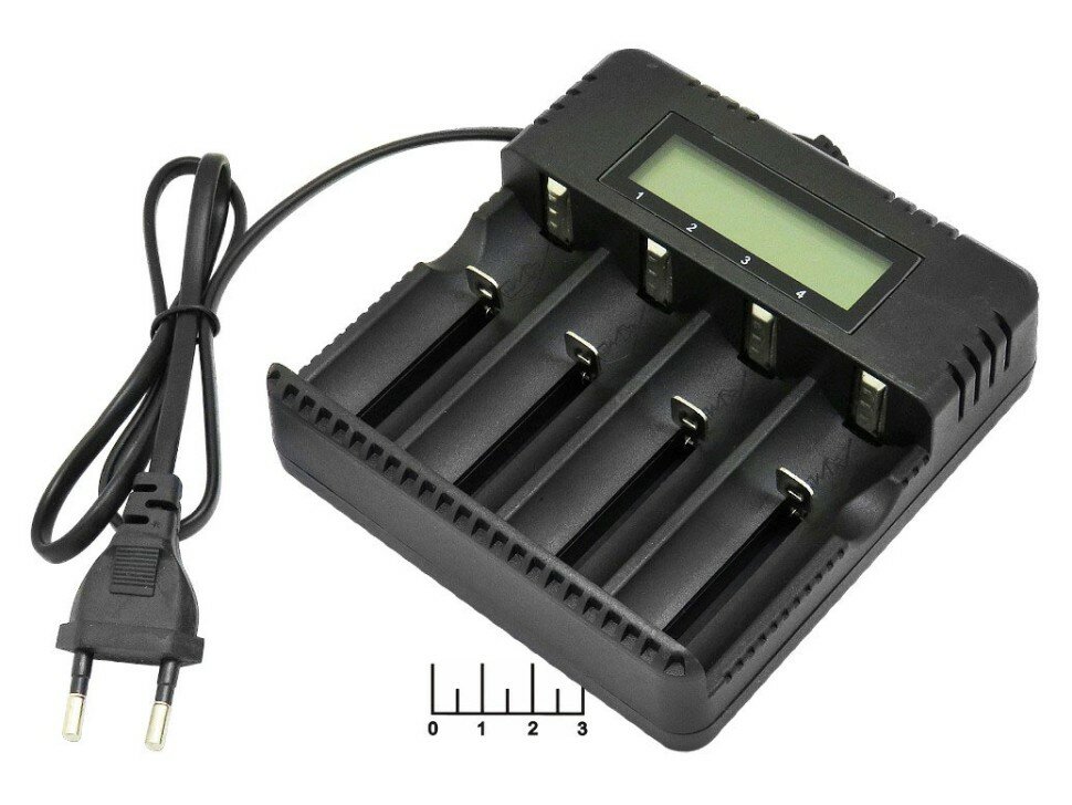 Зарядное устройство для литиевых элементов 4.2V 2.4A 4*18650 HD-8992A (26650/14500/16340)