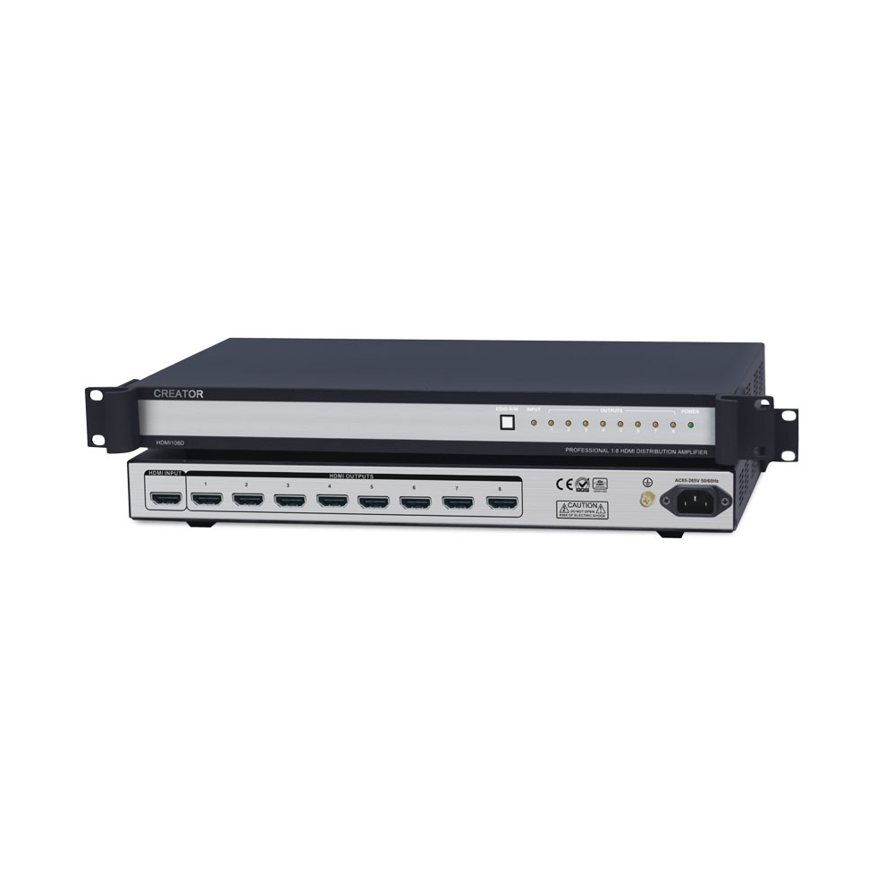 Усилитель-распределитель Creator HDMI 1х8 Pt-HDMI108DA