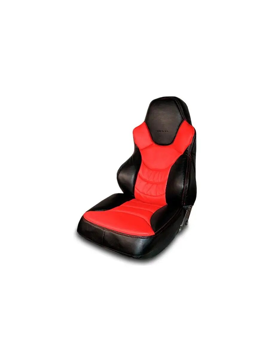 Чехлы на сиденья Classic из экокожи черно-красные Dinas