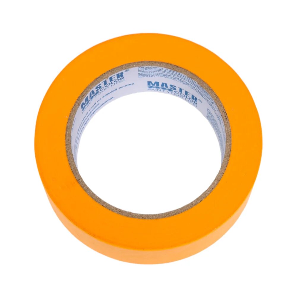 MASTER COLOR Лента малярная золотистая, рисовая бумага, термостойк. до 120C, УФ-стойкость до 30 дней, 36 мм х 50 м 30-6126