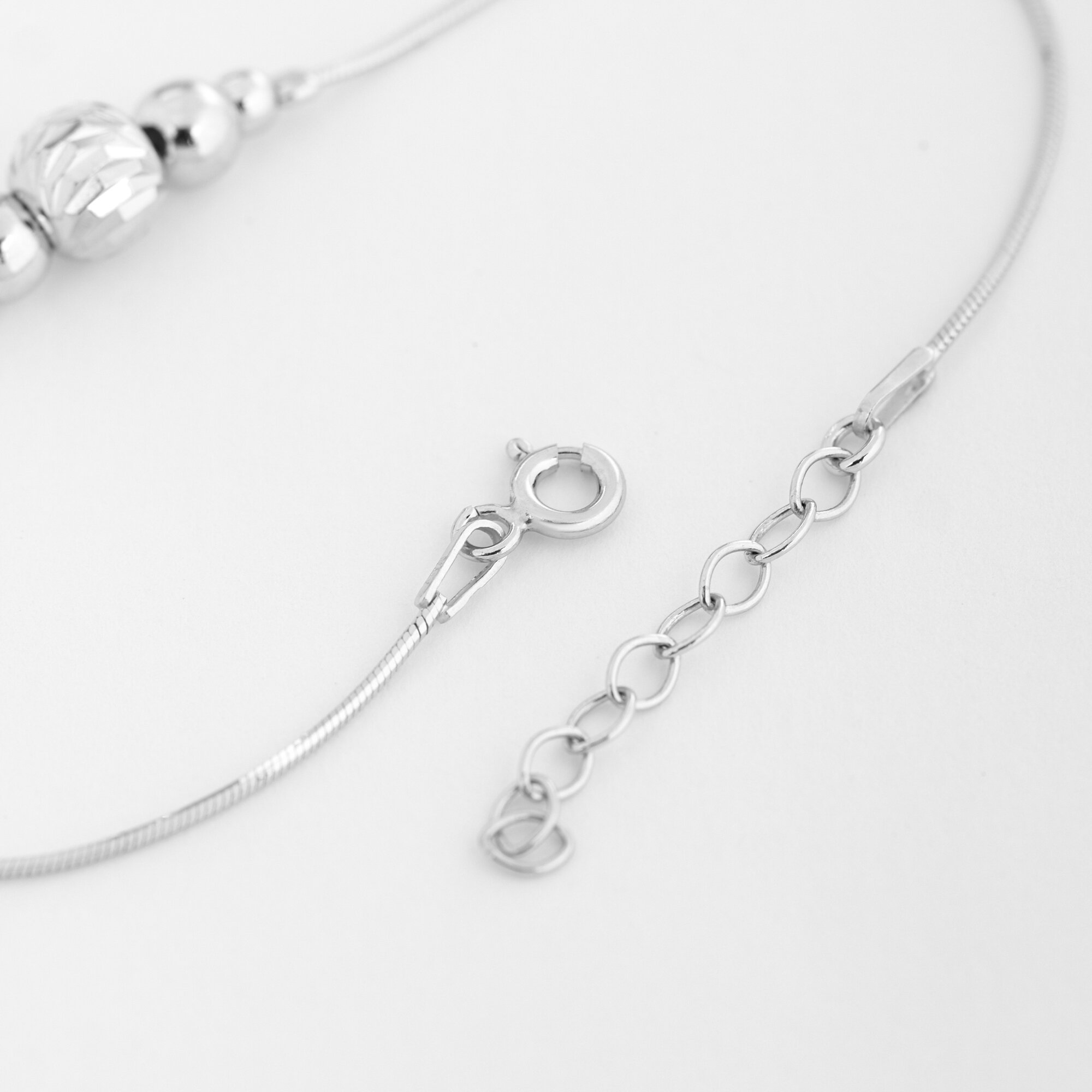 Браслет-цепочка, серебро, 925 проба