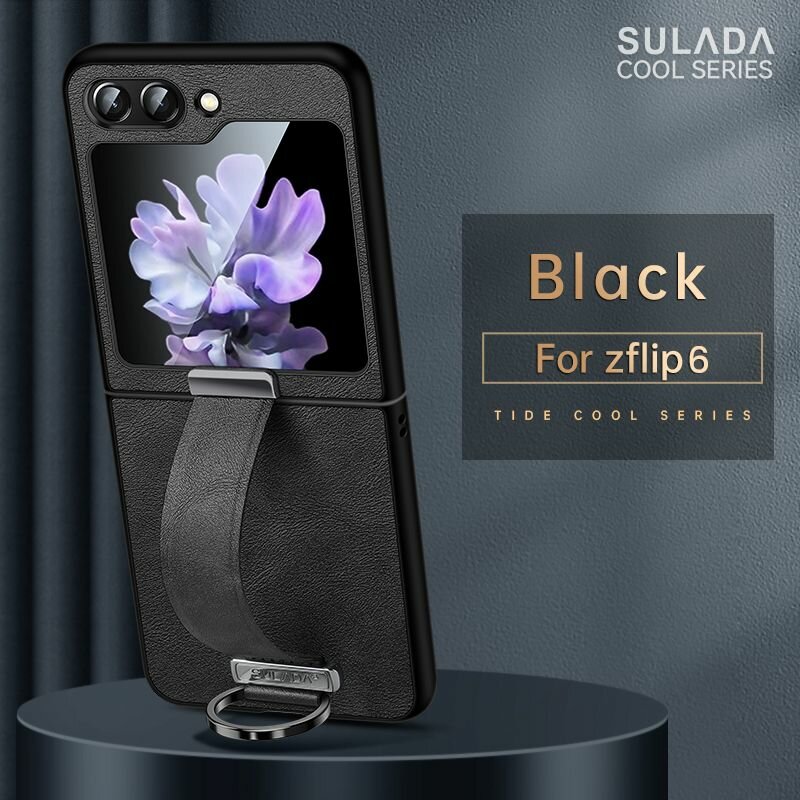 SULADA Роскошное ОПремиум коже чехол для Samsung Galaxy Z Flip 6 / Самсунг Z Flip 6