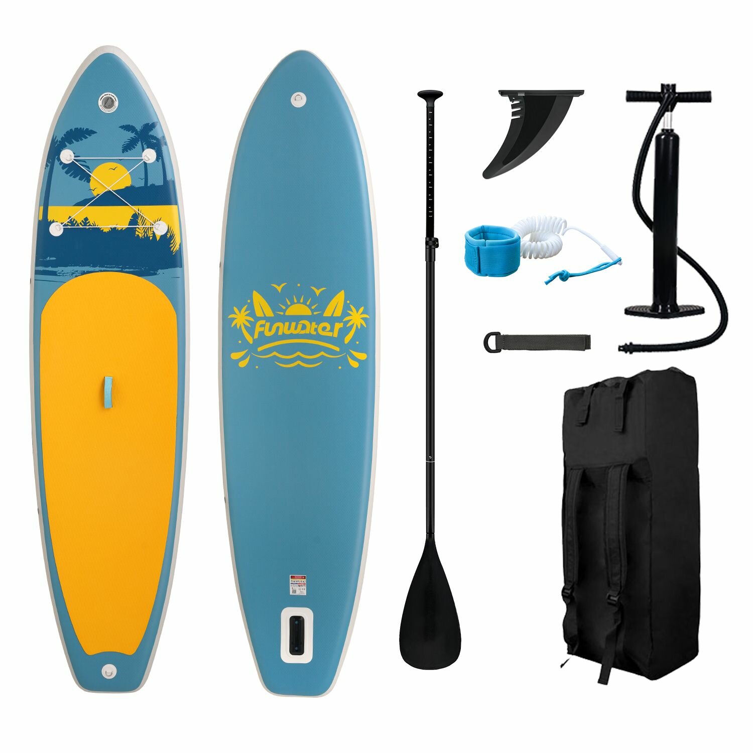 Сапборд FunWater Palm Grey 11