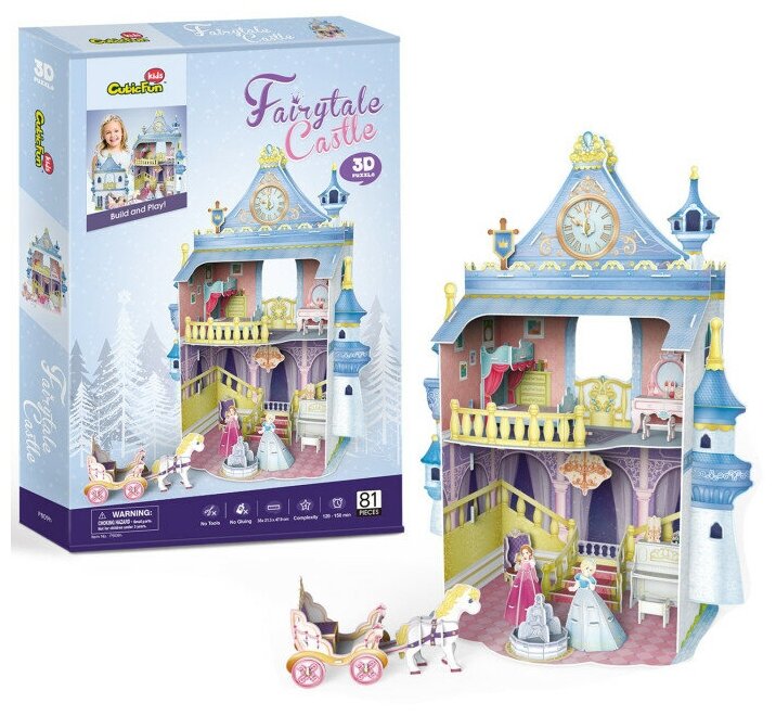 3D пазл Замок Принцессы 81 деталь