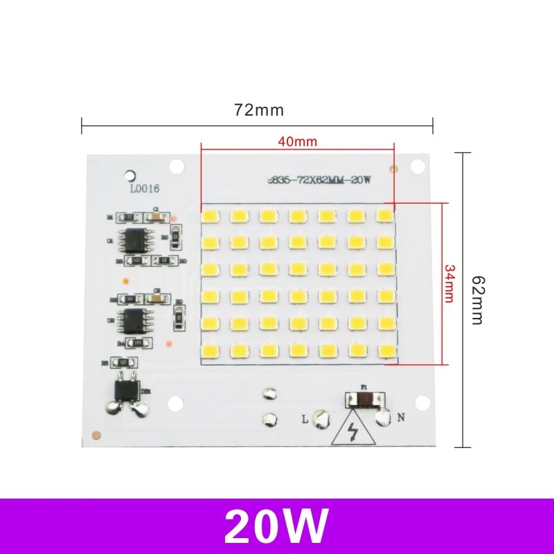 LED лампа 20W Warm white для наружного освещения