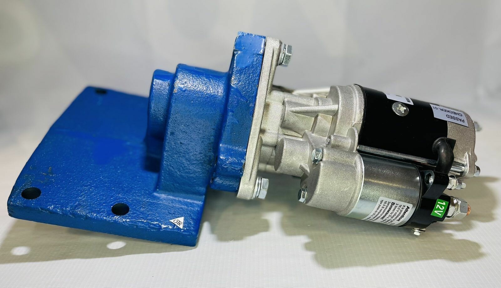 Koмплeкт пеpeoборудования с ПД-10 нa стaртep ЮМЗ, МТЗ(плита ПДМ +стартер 4,9 кВт с доп реле)