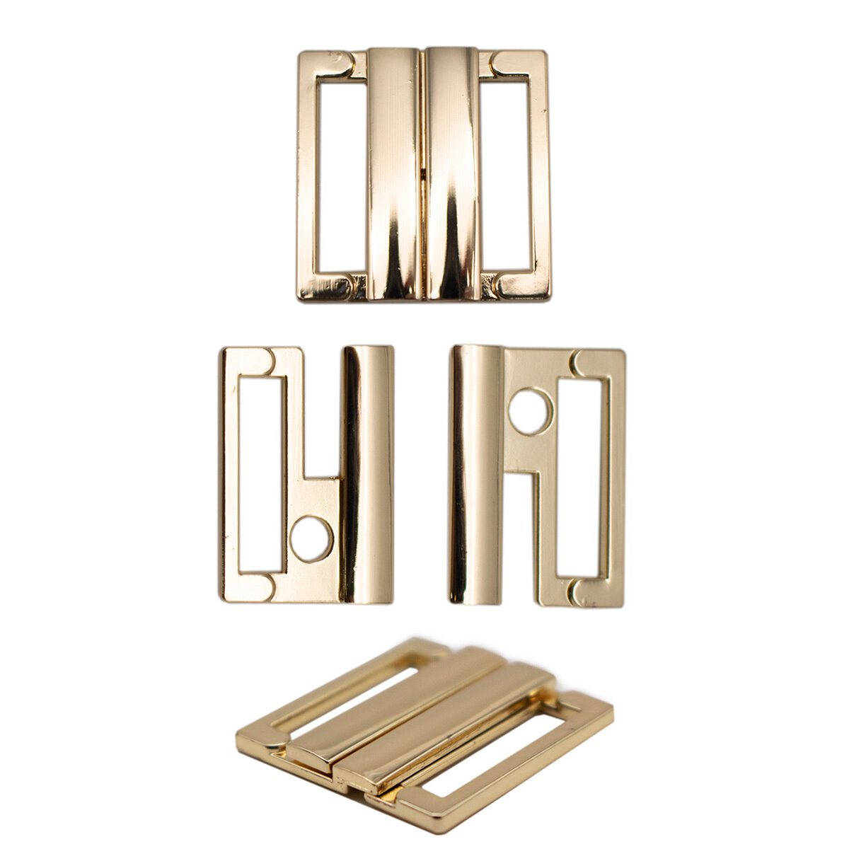 GYZA20 Пряжка-застежка для купальников 20мм металл, Arta-F (золото)