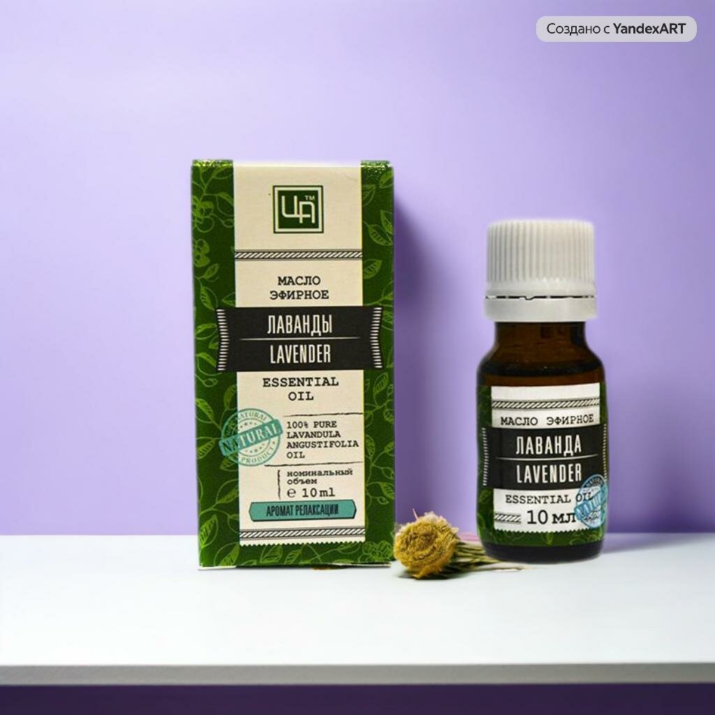 Эфирное масло Лаванда, для ароматерапии, 10мл (Царство ароматов)