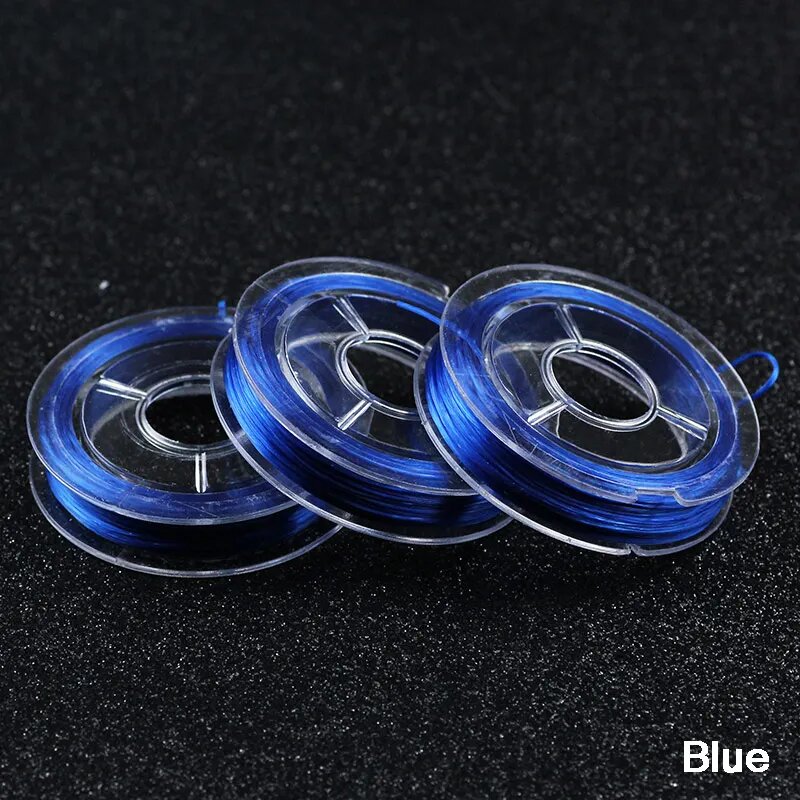 Эластичная леска WLYeeS для бижутерии 10 м Синий, Синий