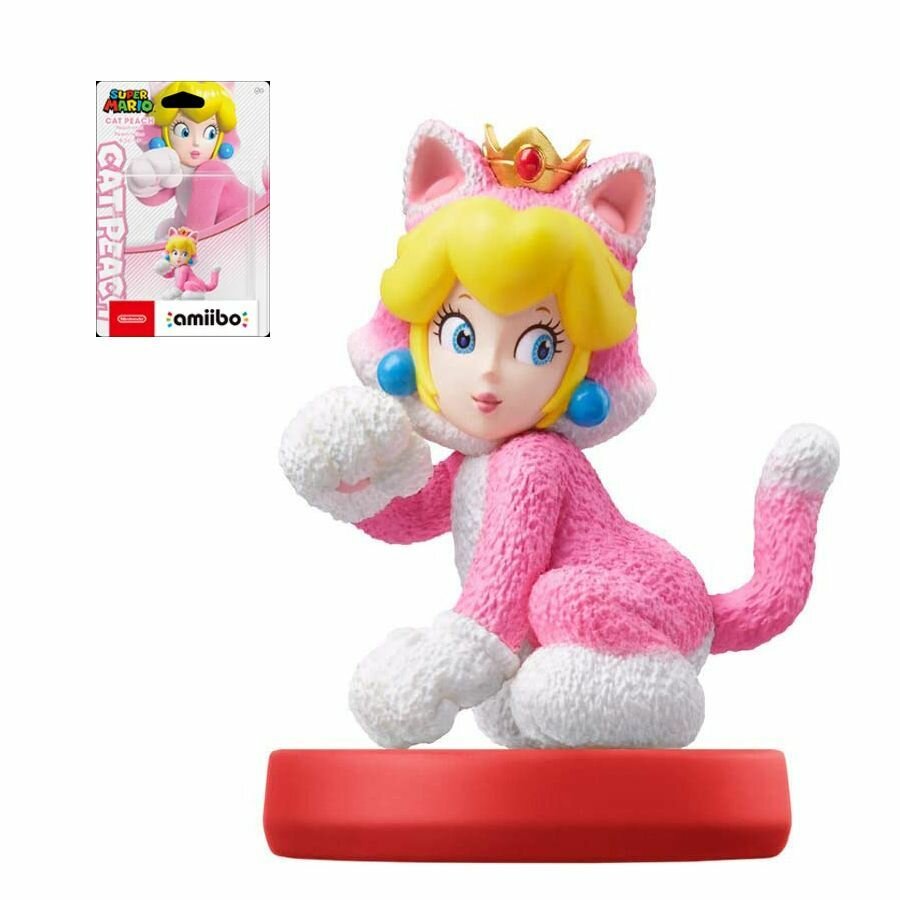 Фигурка Nintendo amiibo Кот Персик Супер Марио коллекция