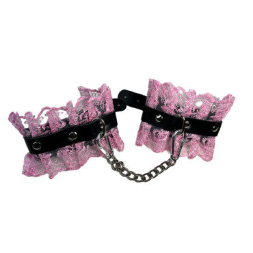 79067 Точка Любви Наручники с розовым кружевом