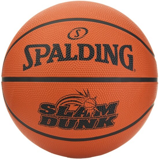 Мяч баскетбольный Spalding Slam Dunk, 84328z, р.7, резина, коричневый