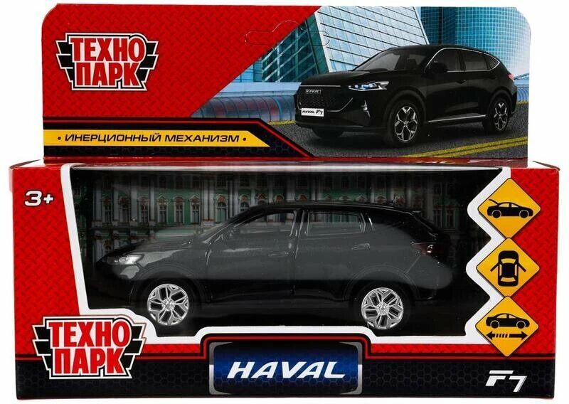 Машина металл HAVAL "haval f7", длина 12 см, F7-12-BK-WOD 384355