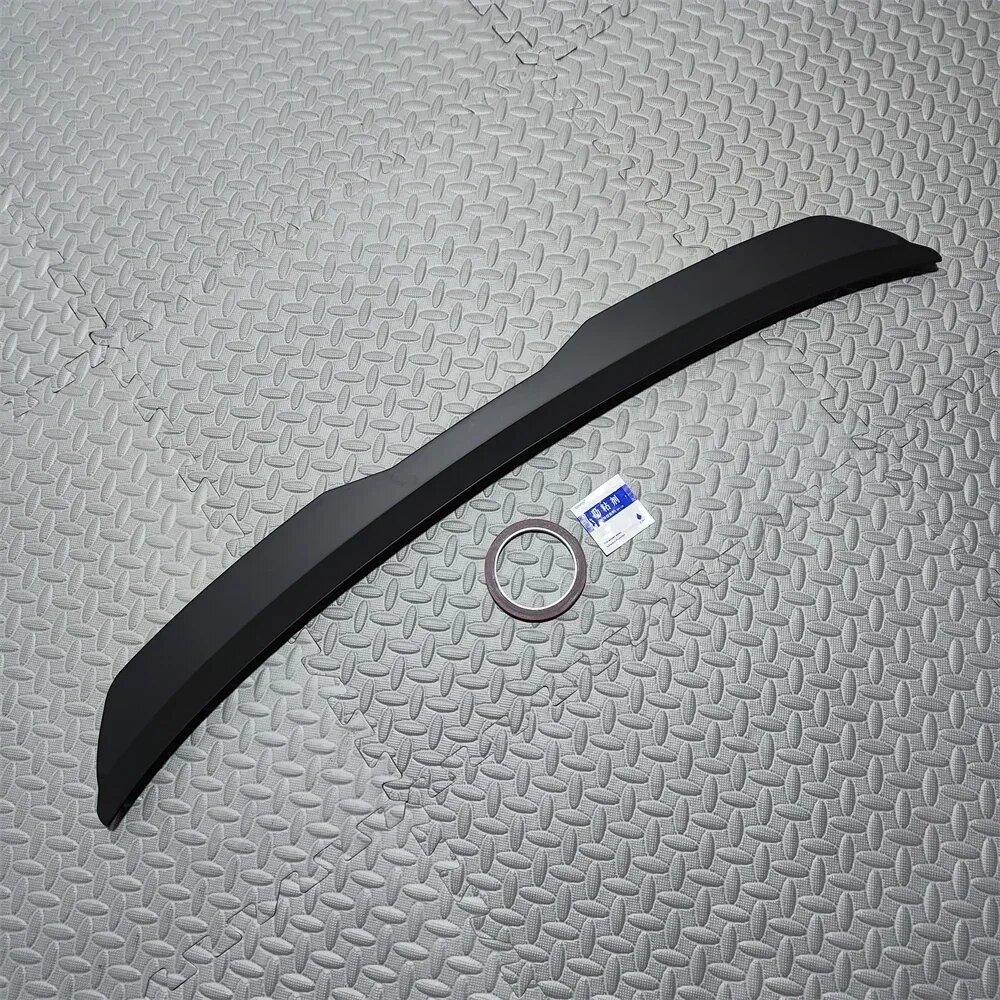 Задний спойлер на крышу, губное крыло для Renault Clio 2 Mk2 2015-2020, хэтчбек, задние хвостовые крылья, обвесы, тюнинг, глянцевый черный ABS, 3 типа Matte Black