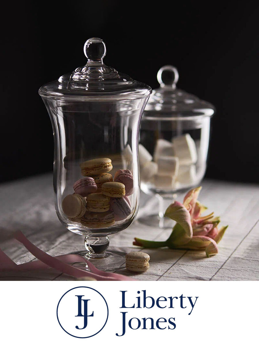 Конфетница Liberty Jones Sugary 29,3 см, на ножке, с крышкой, стекло