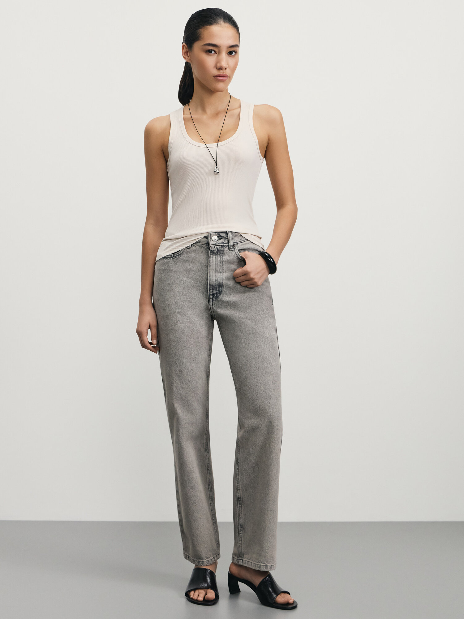 Джинсы straight 