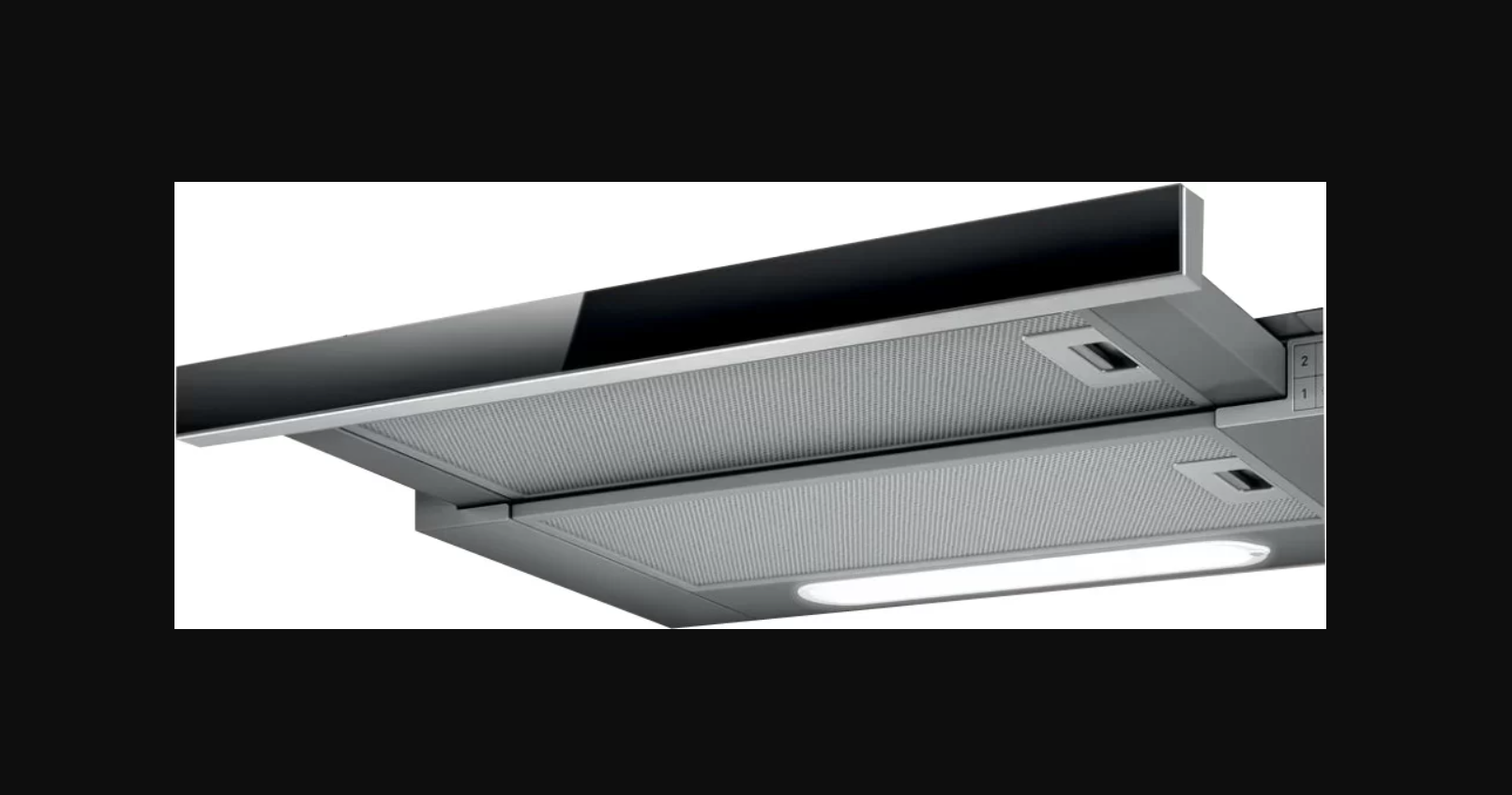 Встраиваемая вытяжка Elica ELITE14 LUX GRVT/A/60, цвет корпуса серый, цвет окантовки/панели черный